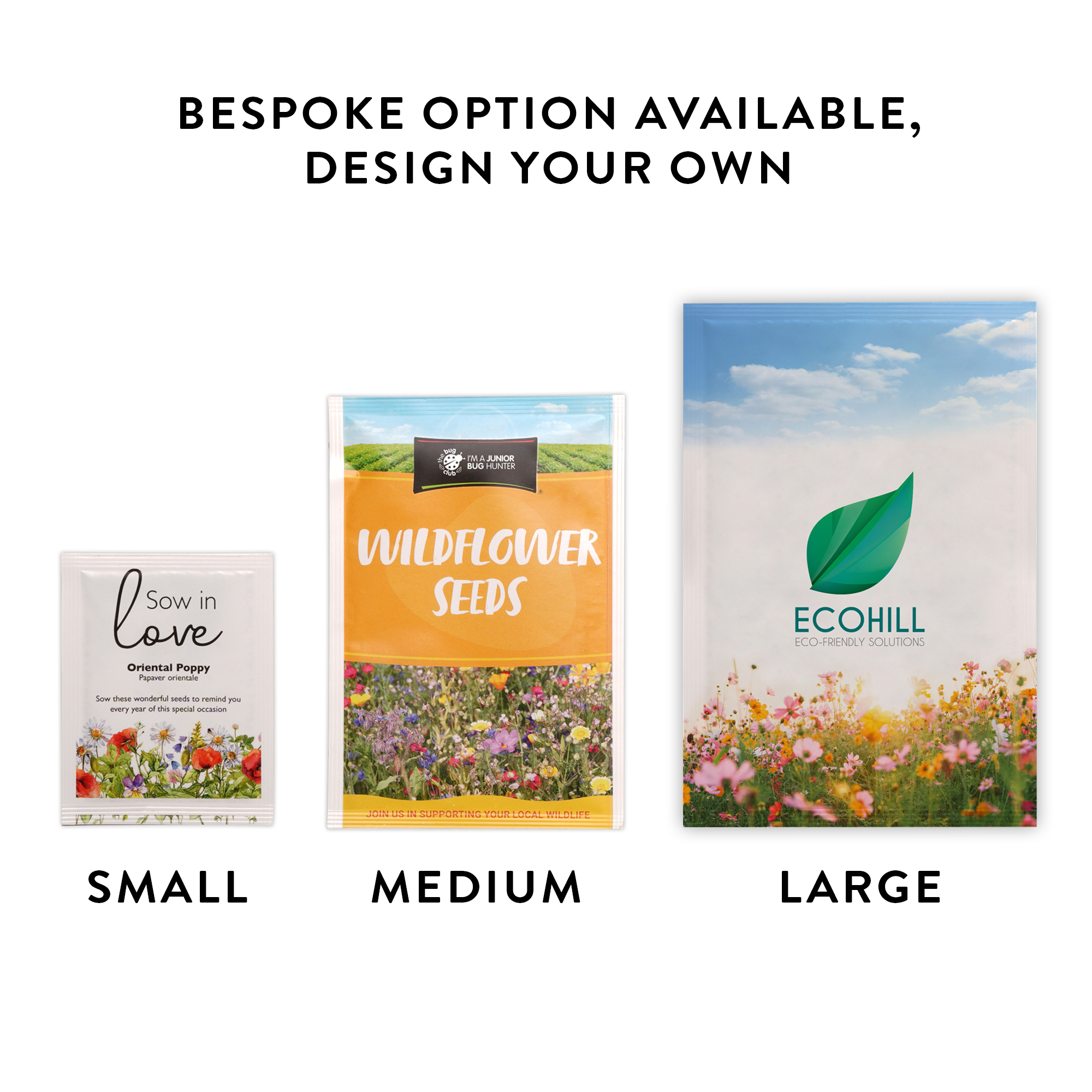 Bespoke Small Seed Packet | Promo Solved Ltd